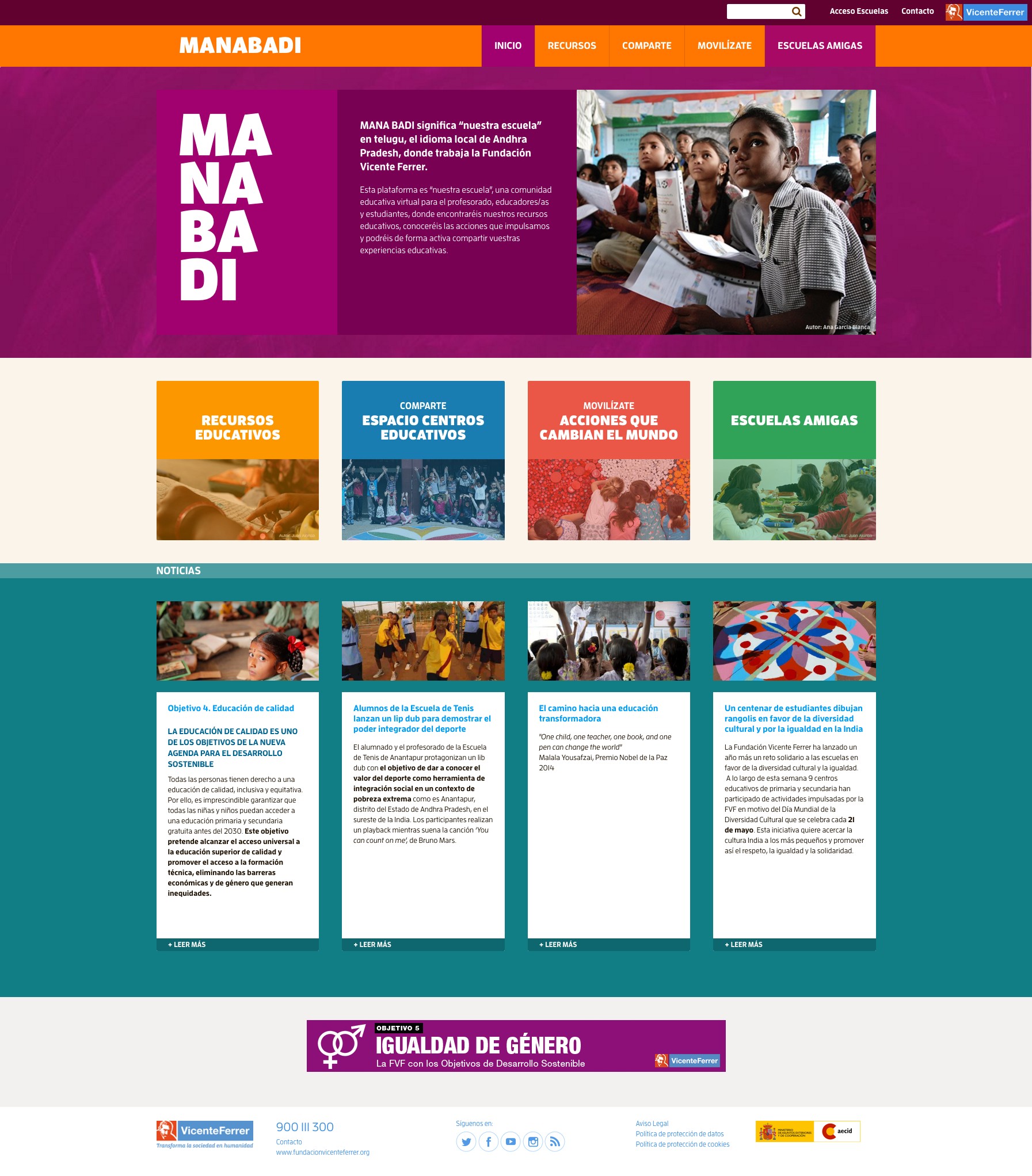 Manabadi. Fundación Vicente Ferrer – Pimpampum